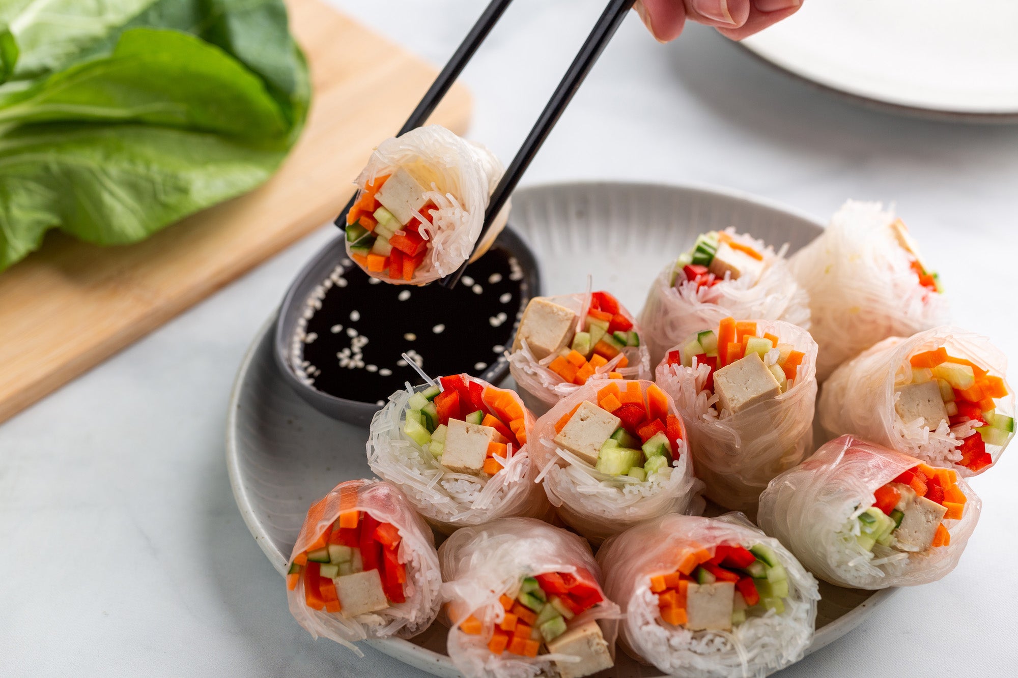 Free Vegan Recipe | Tofu Cold Rolls | Our Blogs | The Bod